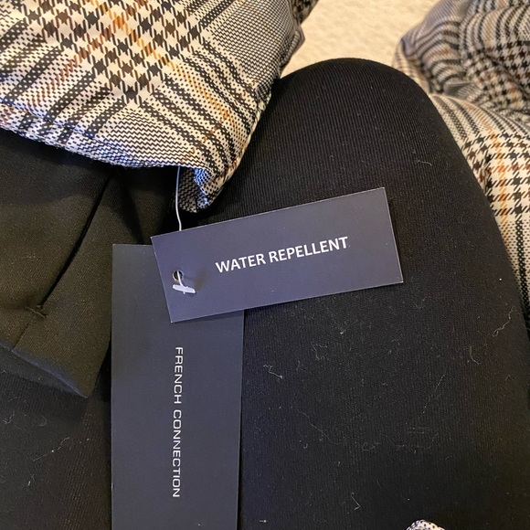 French Connection | Jackets & Coats | French Connection Plaid Trimmed ...